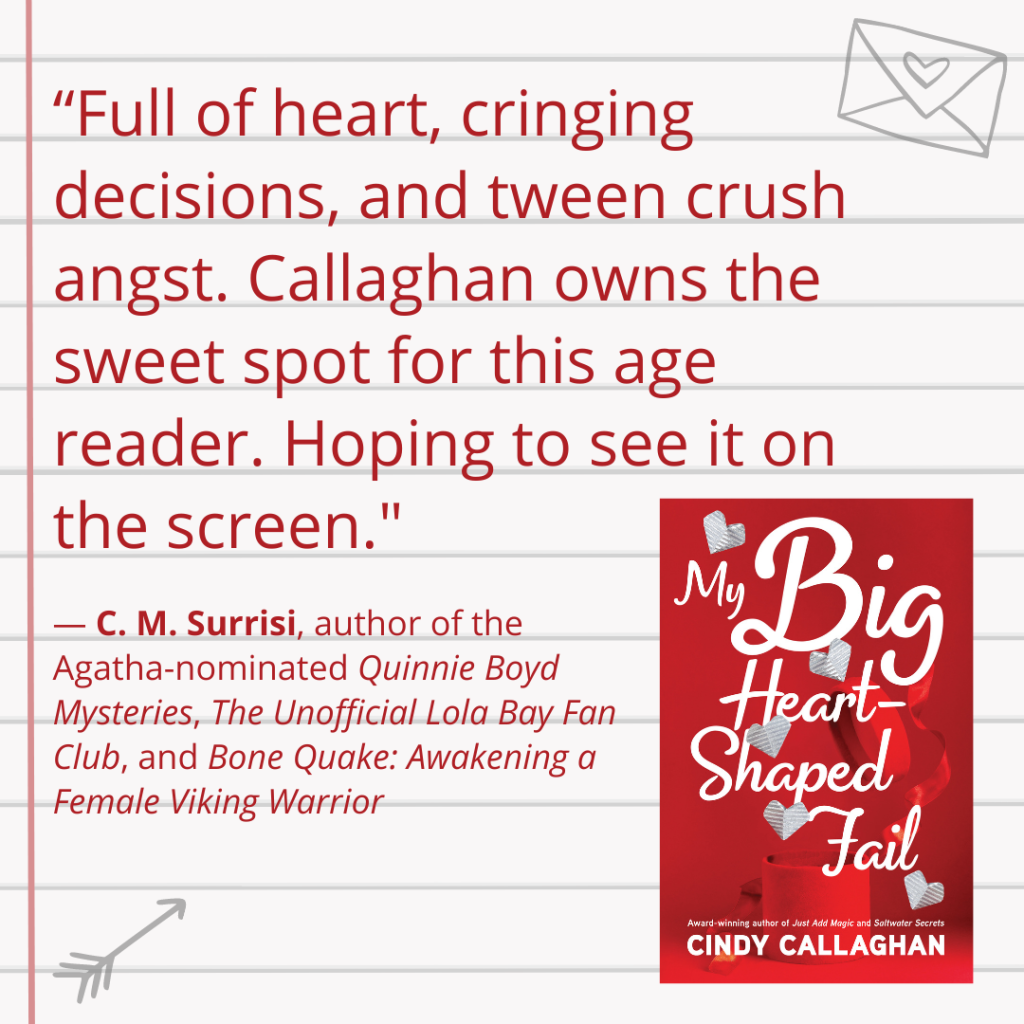 My Big Heart-Shaped Fail Review from author C.M. Surrisi - Cindy Callaghan